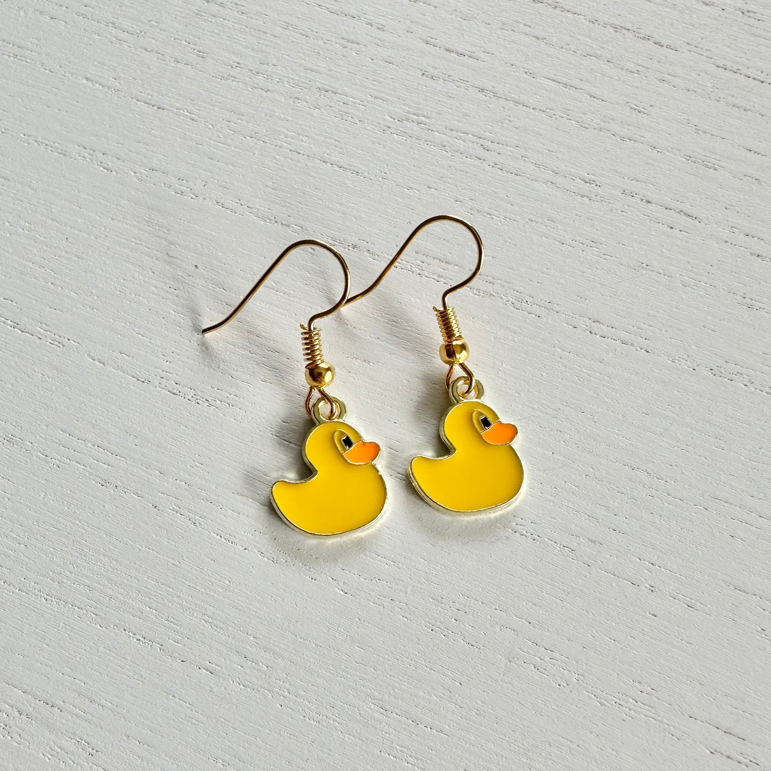 Rubber Duckie Earrings – Kinsey's Kraft Korner